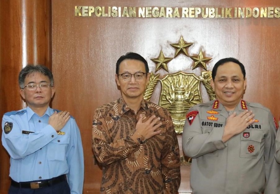 Kunjungan kehormatan Duta Besar Kanasugi kepada Wakapolri dan ...