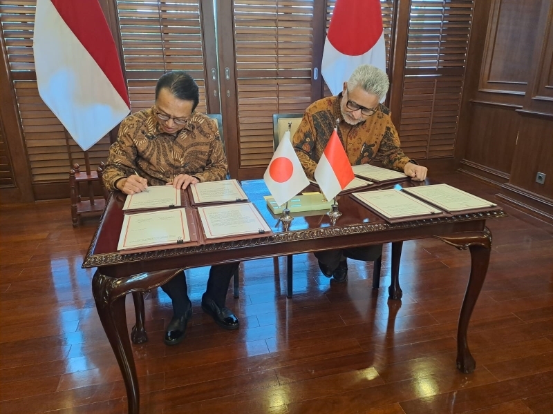 Penandatanganan Dua Pertukaran Nota Pinjaman Yen bagi Indonesia ...